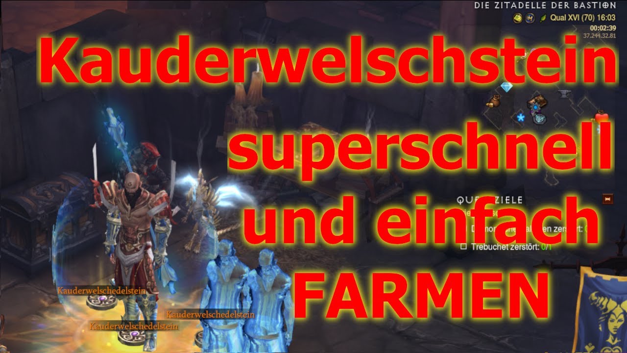 Diablo 3 Kauderwelschstein superschnell für den Hirtenstab farmen ...