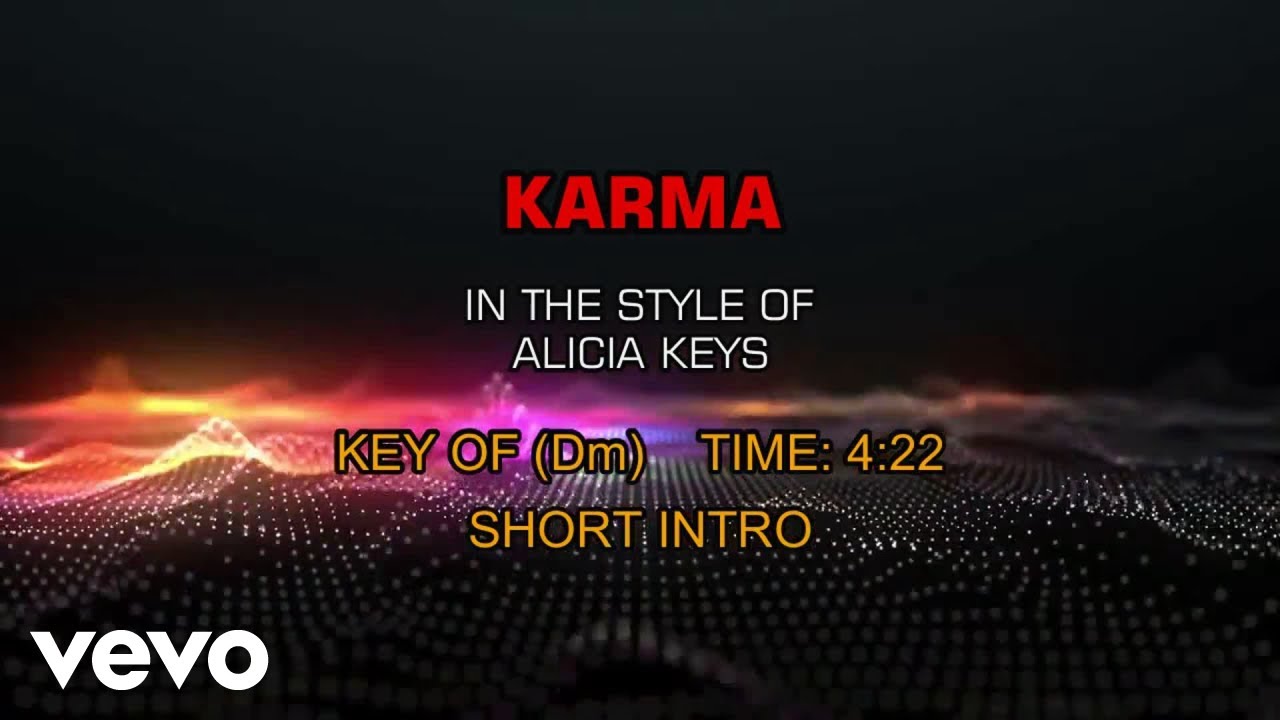 Alicia Keys - Karma (Karaoke) - YouTube