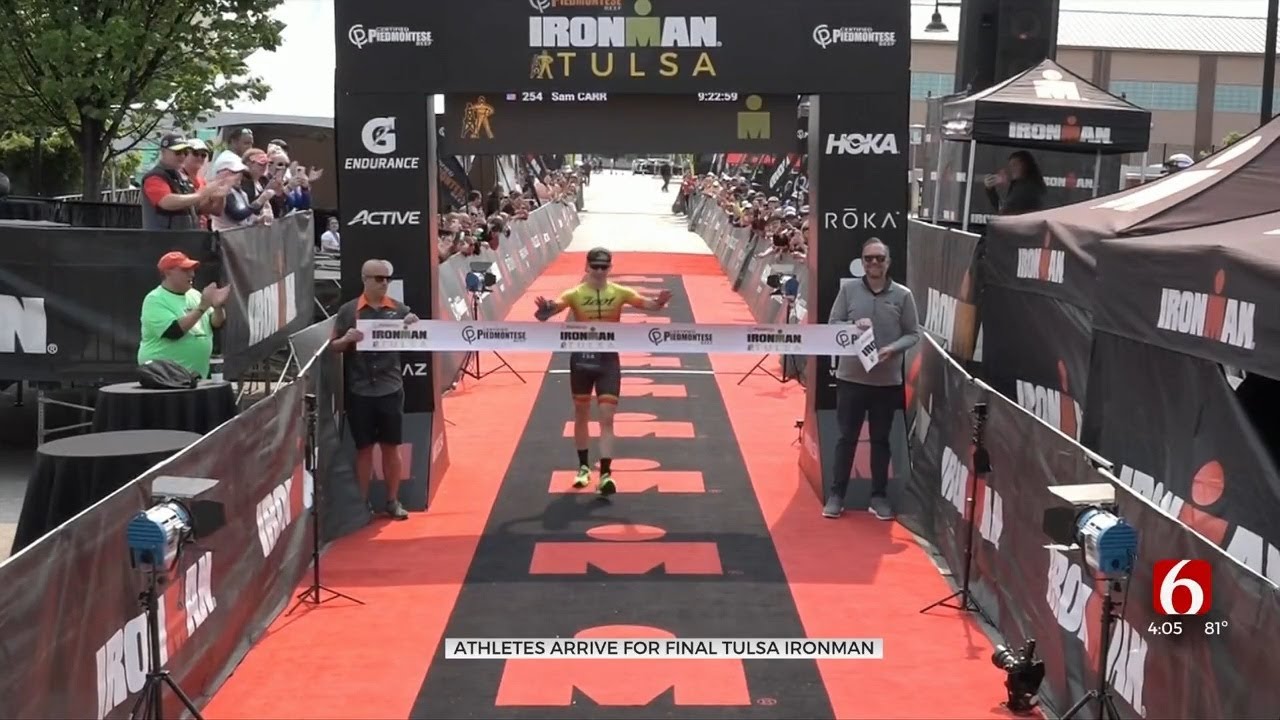 Athletes Converge In Oklahoma For Last Ironman Event In Tulsa - YouTube