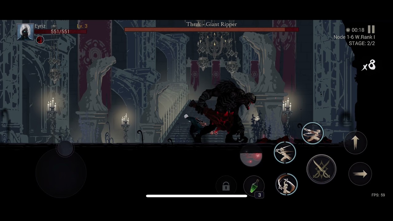 Stage 1-6 Boss Fight | Shadow Hunter: Lost World Premium Version | iOS ...