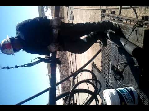 Pulling unit drilling plugs - YouTube