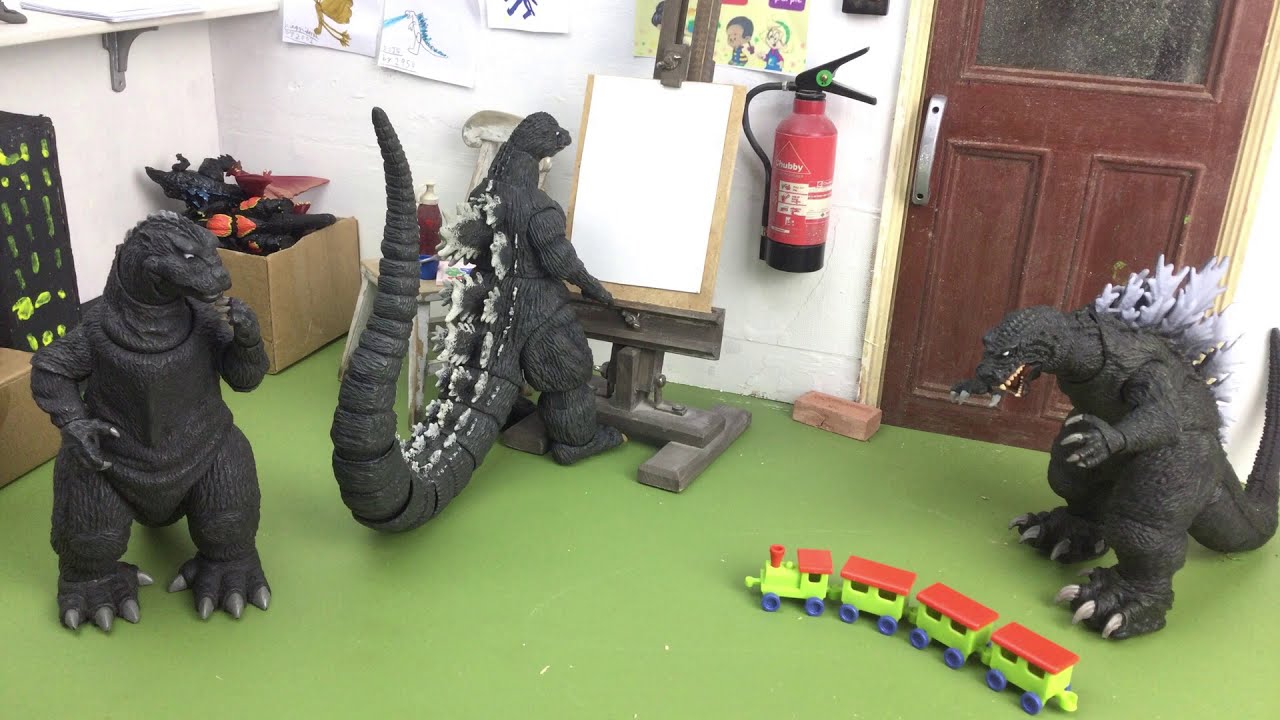 Godzilla at preschool part 1 - YouTube