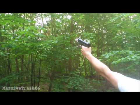 Shooting Zoraki 917 Blank Gun