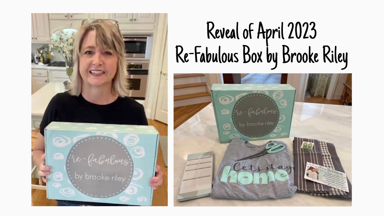 Reveal of Hiedi’s April 2023 Re-Fabulous Box by Brooke Riley - YouTube