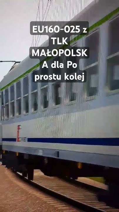 MaSzyna na życzenie. EU160-025 z TLK MAŁOPOLSKA do Krynicy Zdrój #shorts - YouTube