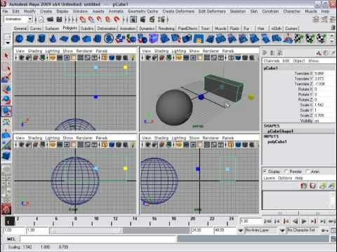Maya Tutorial: Basics part 2 of 5 - YouTube