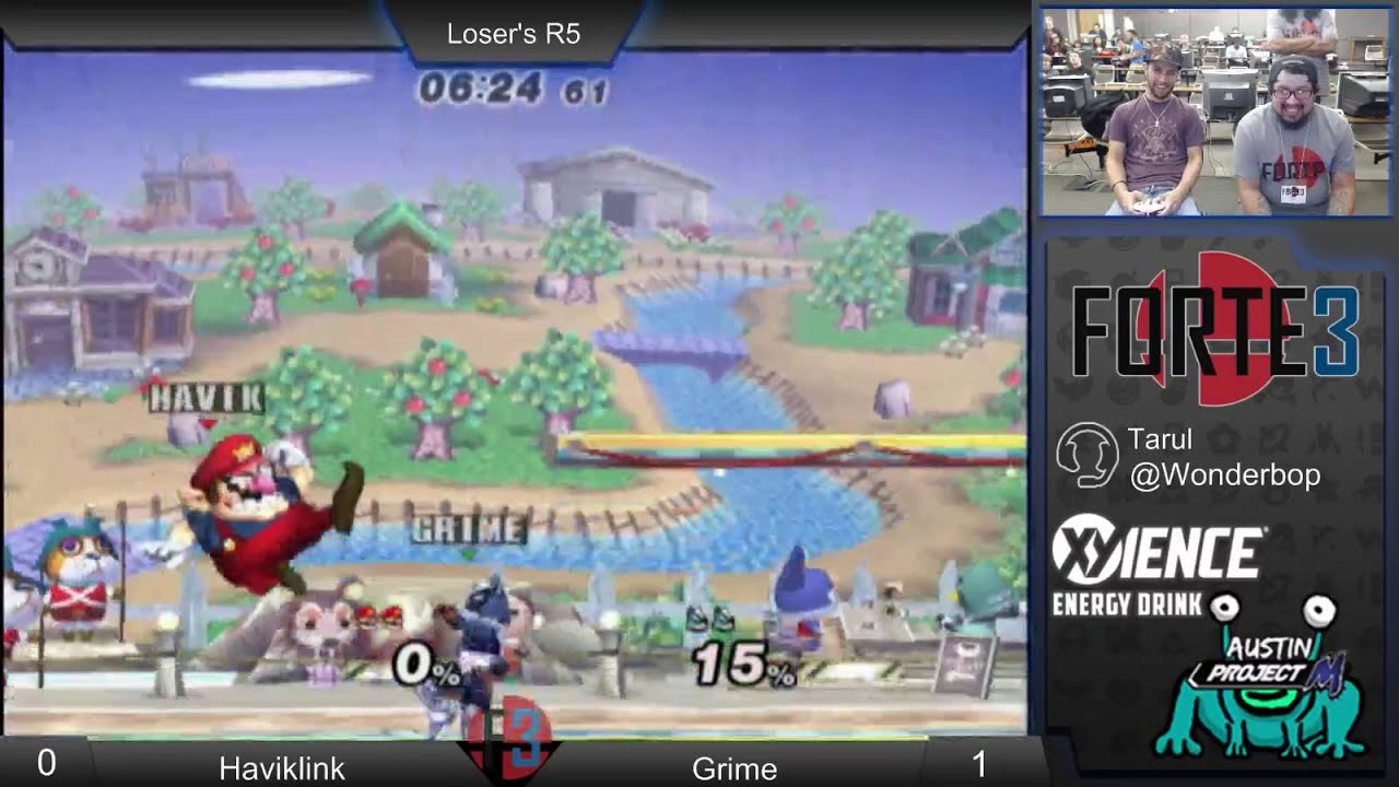 Forte 3-Haviklink (Wario) vs Grime (Wolf) LR5 - YouTube