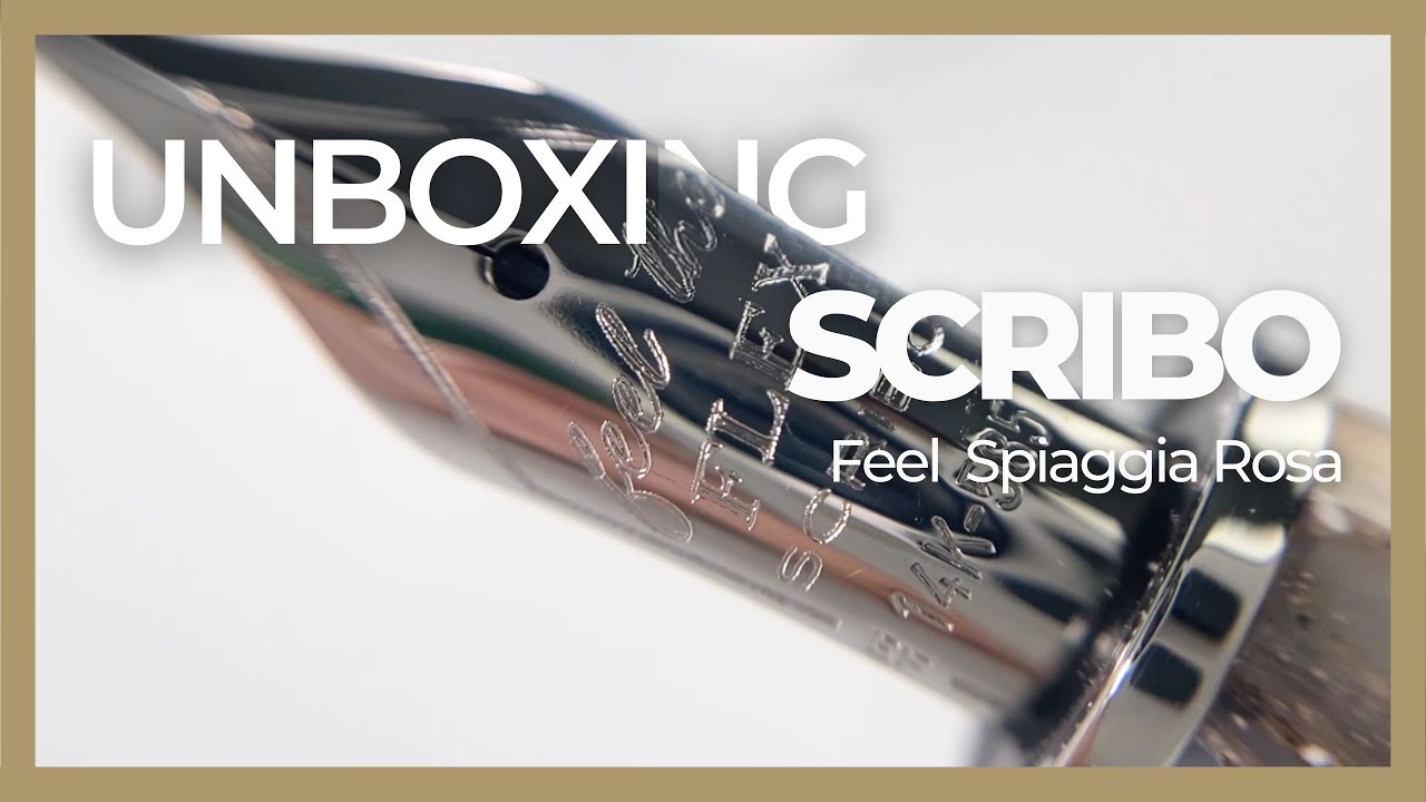 UNBOXING | Scribo Feel Spiaggia Rosa - YouTube