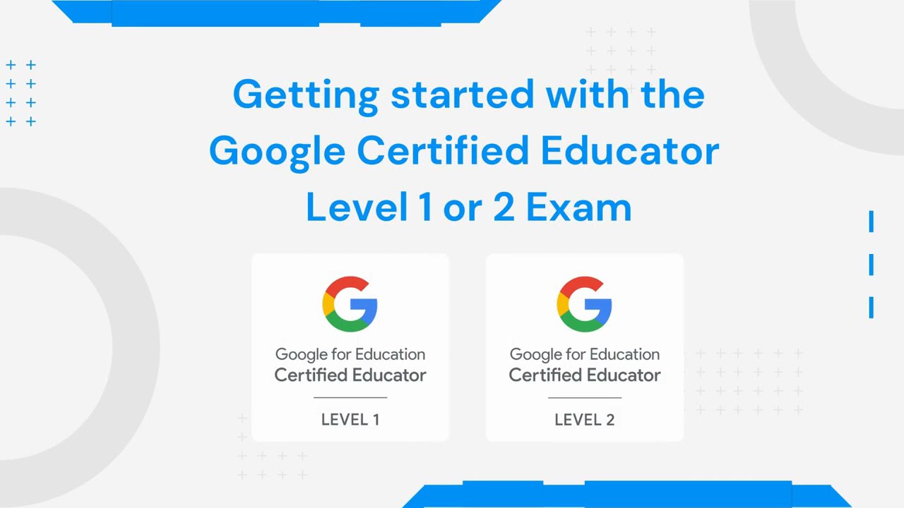 Setting up your Google Certified Educator Exam - YouTube