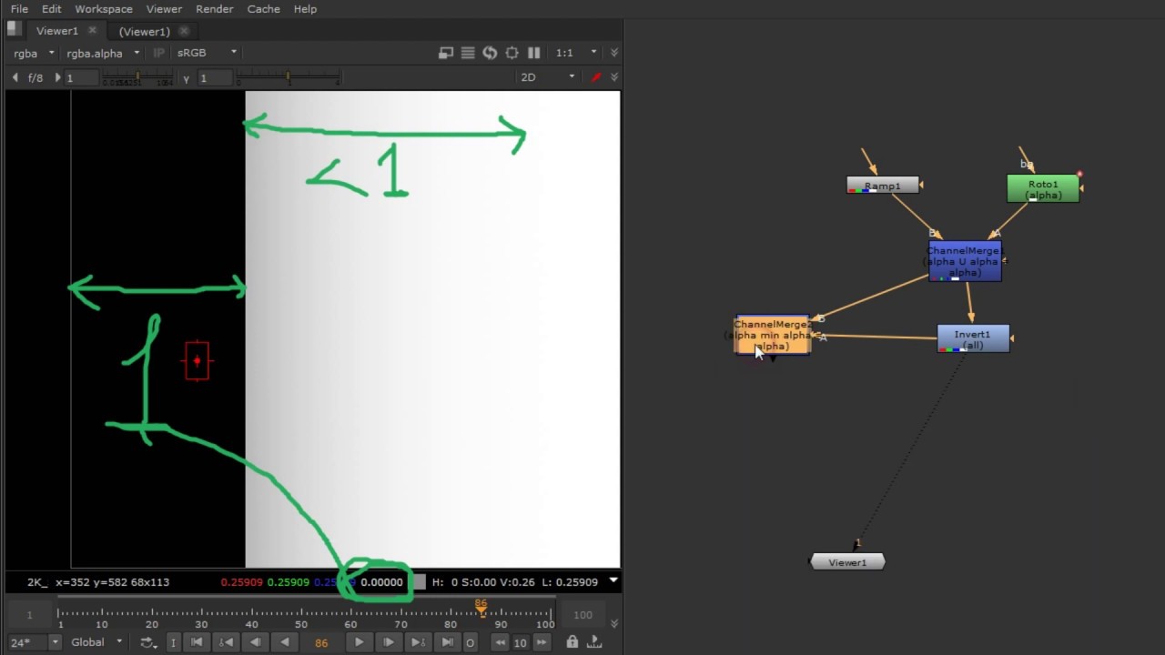 Nuke Tutorial - Get translucent alpha - YouTube