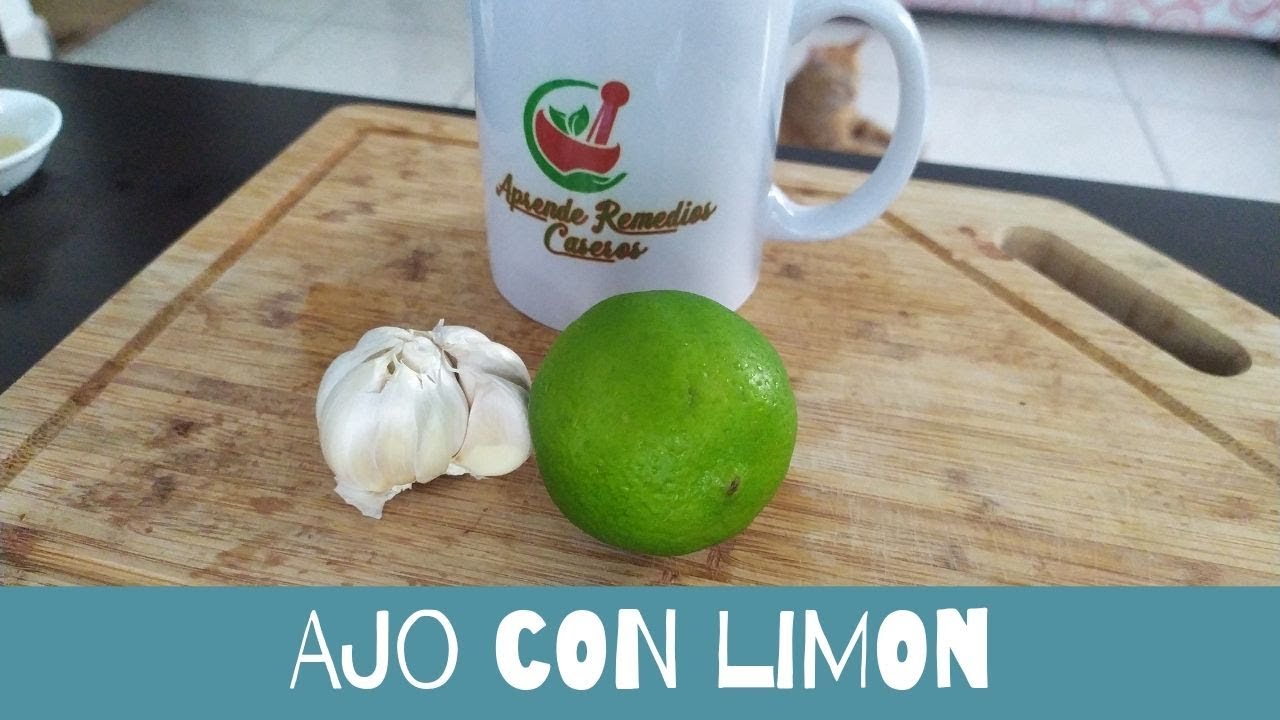 Beneficios Del AJO Crudo Con LIMON En Ayunas - YouTube