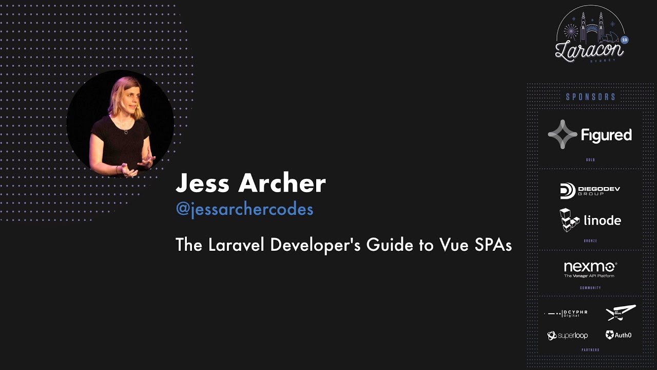 Jess Archer - The Laravel developer's guide to Vue SPAs - YouTube