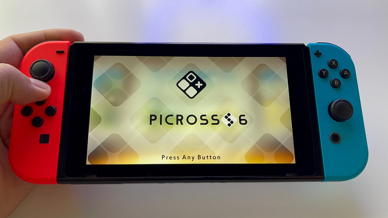 PICROSS S6 | Nintendo Switch V2 handheld gameplay - YouTube