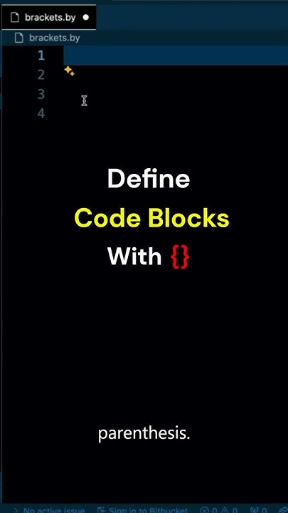 Python with Brackets | Bython | #python - YouTube