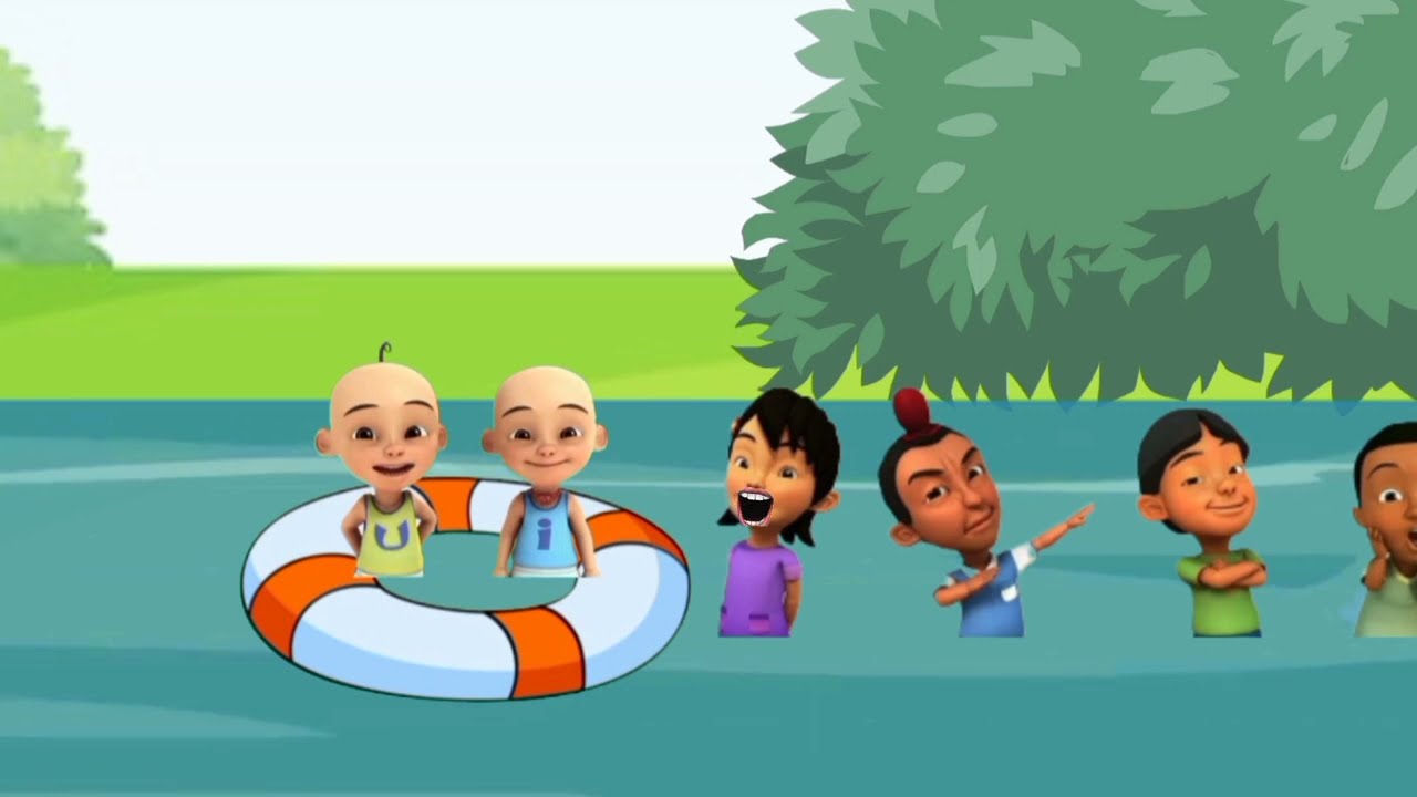 Tok dalang vs megalodon,meme Upin Ipin - YouTube