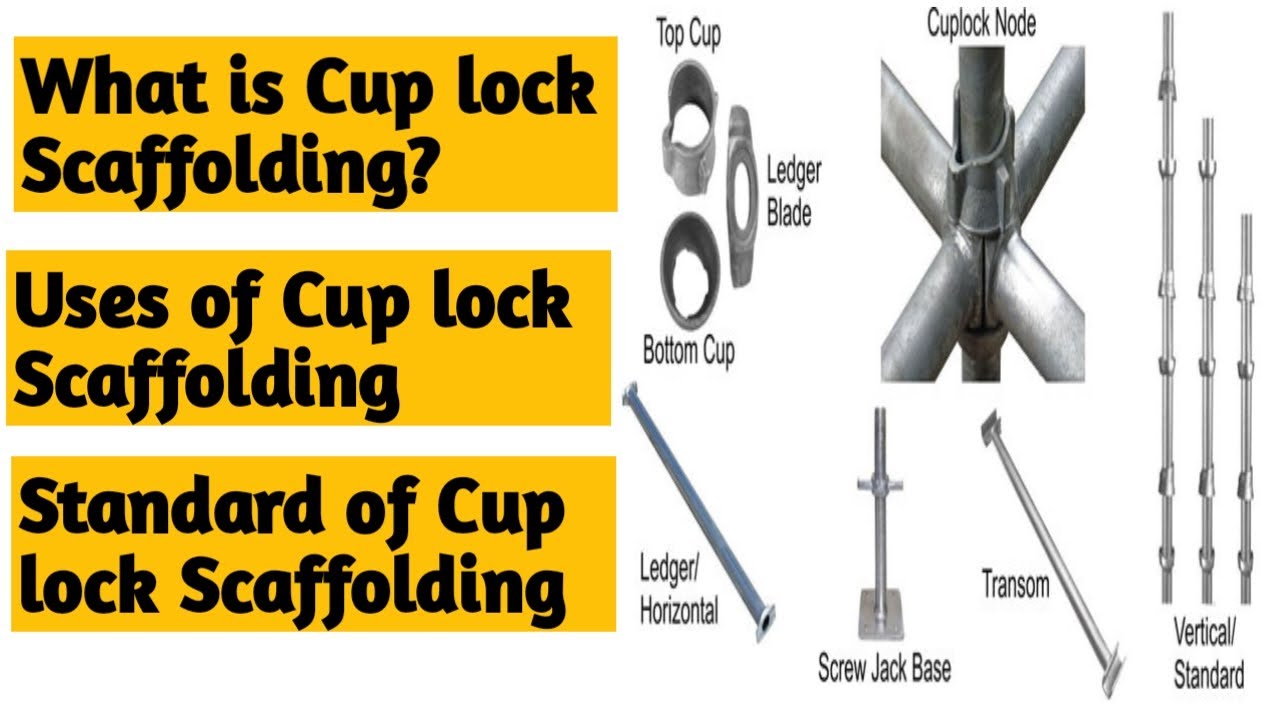 What is Cup Lock Scaffold? | Uses of Cup lock scaffolding | Standard of ...