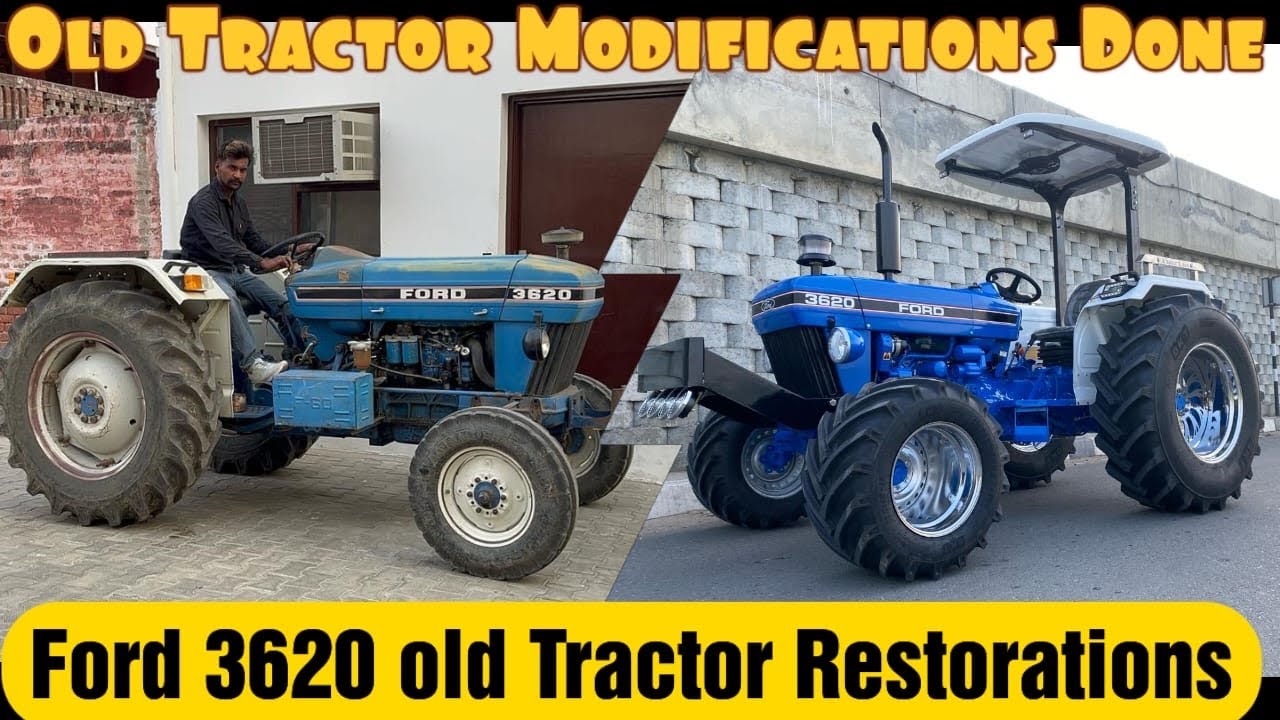Old Tractor Restoration's Done | Ford 3620 Tractor Modifications ...