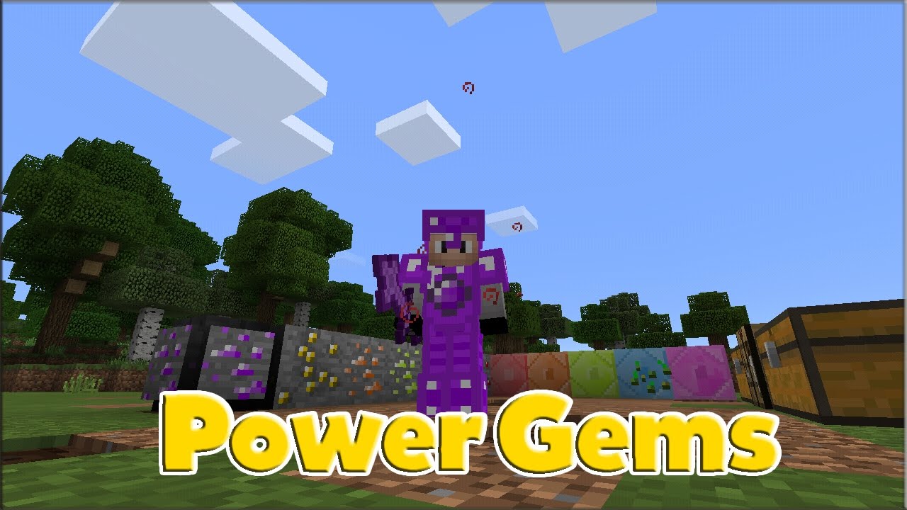 LANÇOU!!!!!! Power Gems (Minecraft Pocket Edition) - YouTube