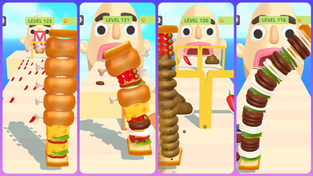 Sandwich Runner - Android ios Gameplay - K K Gaming YT #sandwichrunner ...