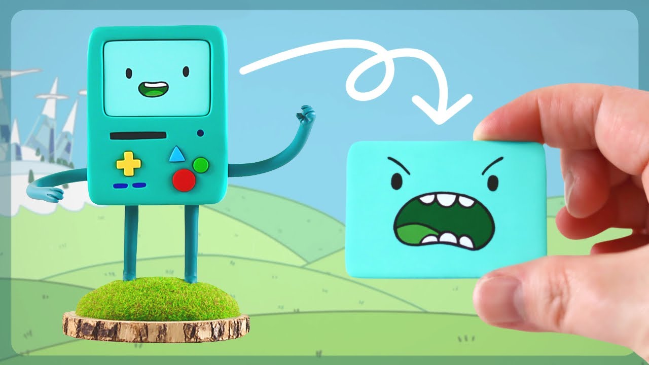 Making BMO From Adventure Time With Magnetic Face Plates - YouTube