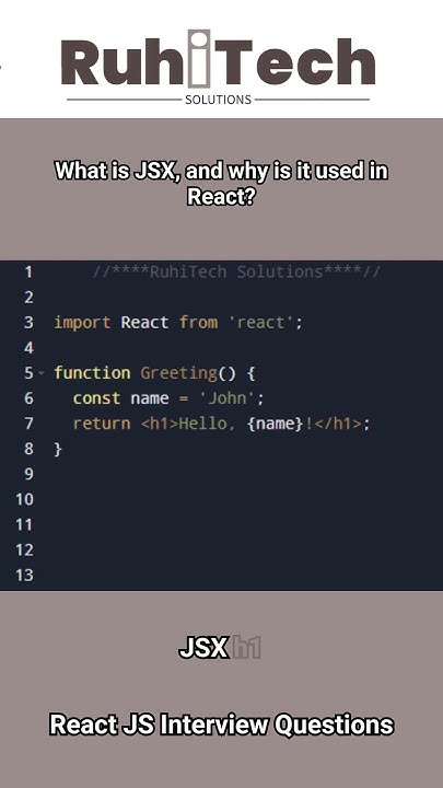 React JS JSX #reactjsinterviewquestions #reactjstutorial #reactjs #job #automobile - YouTube