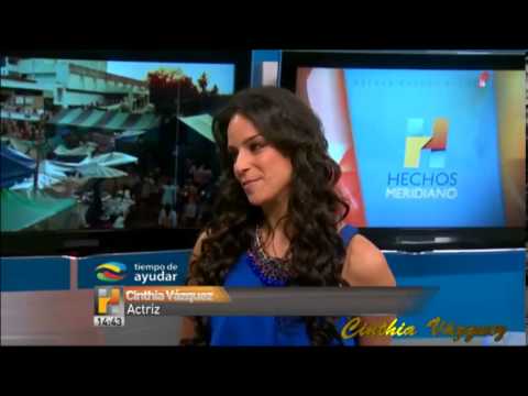 Cinthia Vázquez en Hechos Meridiano - YouTube