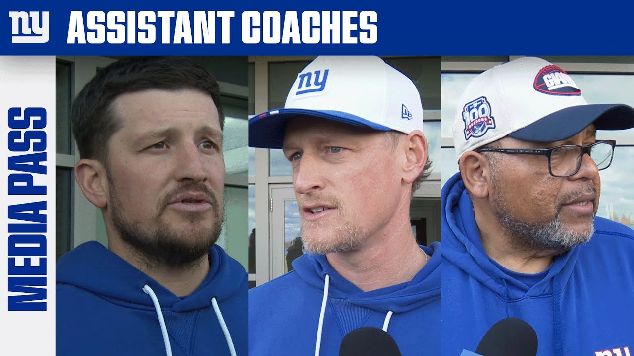 Giants Assistant Coaches Address the Media | New York Giants - YouTube