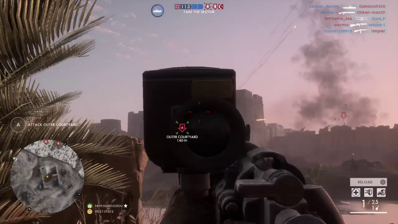 Battlefield™ 1 sniping scope glint; close call - YouTube