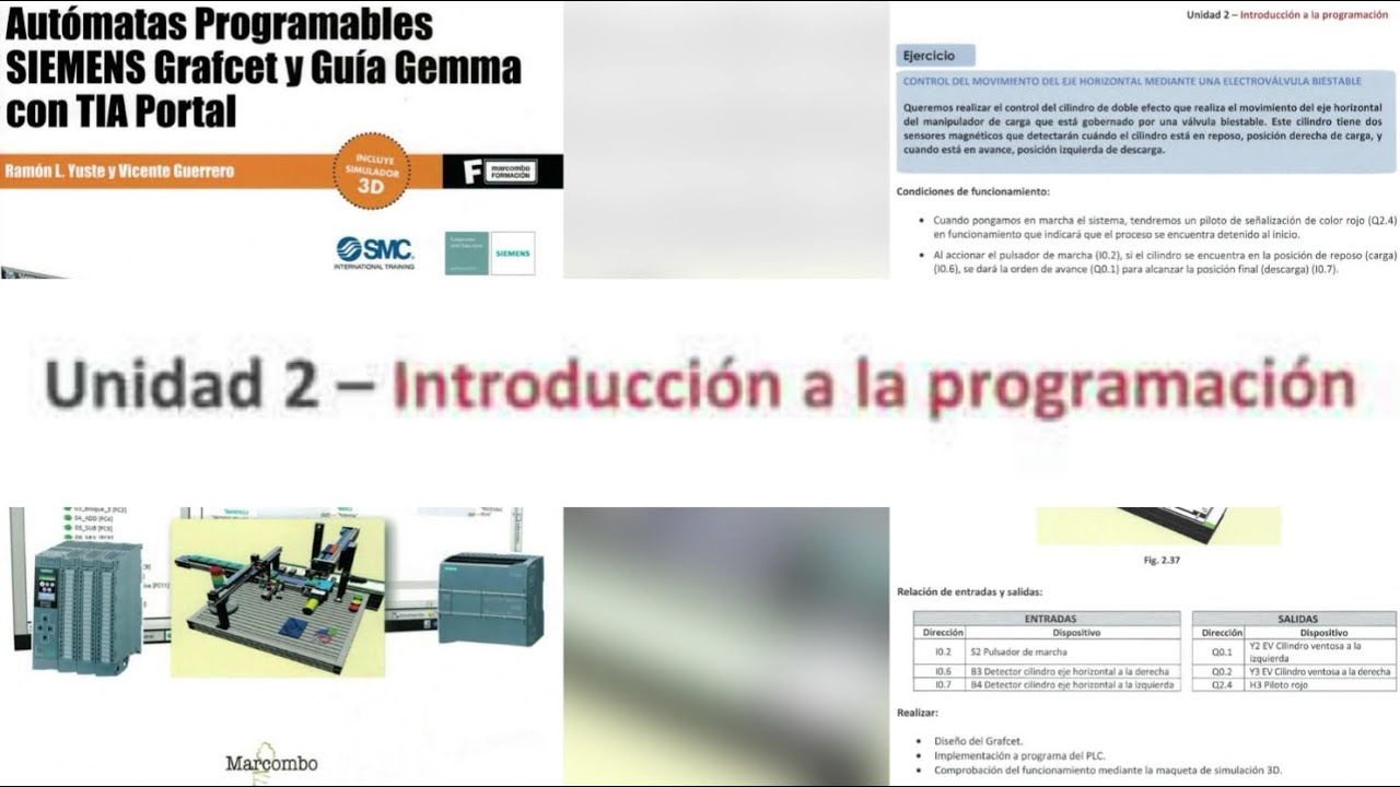 Ejercicio 2 libro Autómatas Programables Siemens Grafcet y Guía Gemma ...