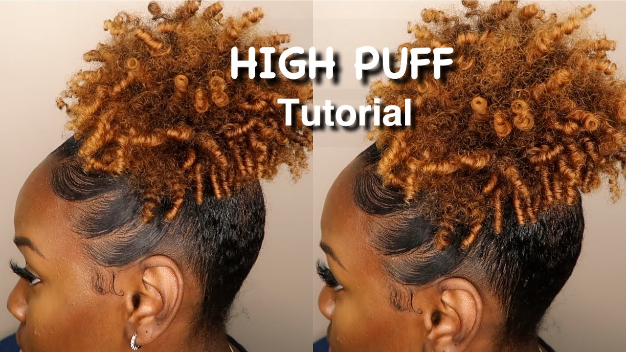 How To Get THE PERFECT HIGH PUFF Everytime | Type 4 | Natural Hair ...