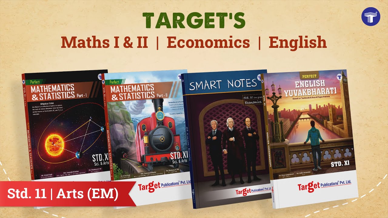Std. 11 Arts Books - Economics, English, Maths 1 and 2 | Smart Notes ...