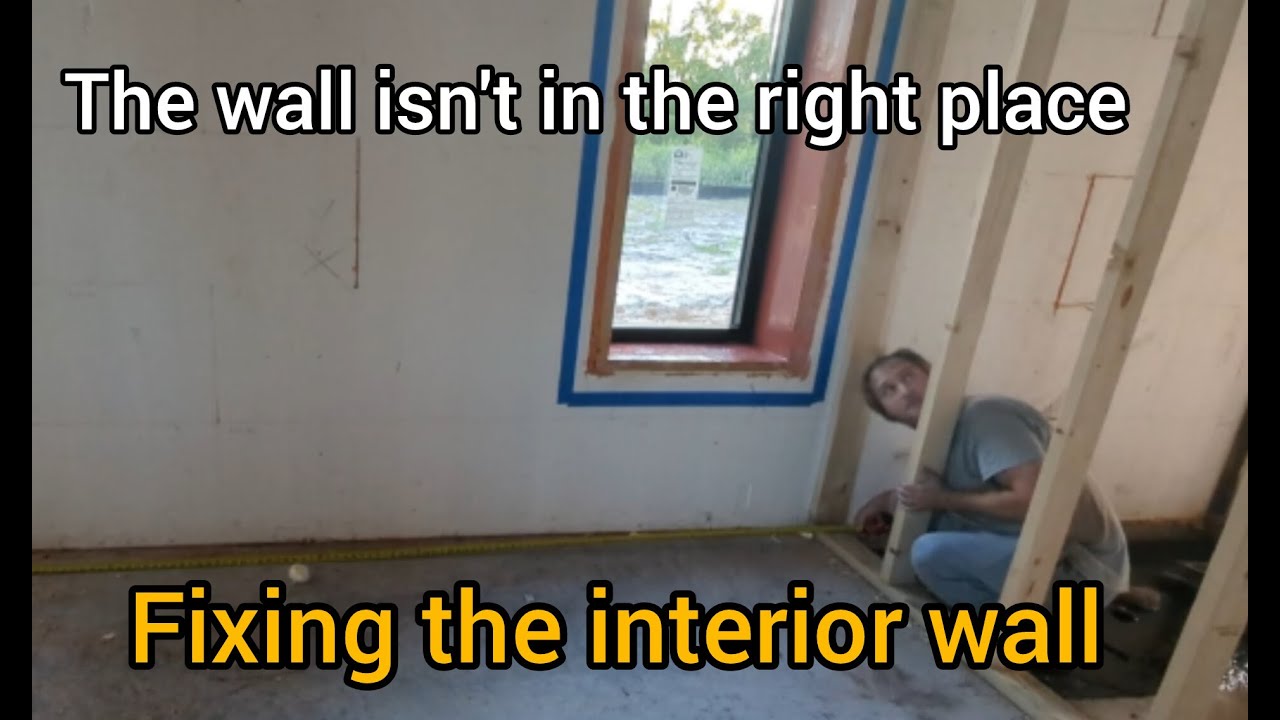 Fixing the interior wall | New Construction | ICF home - YouTube