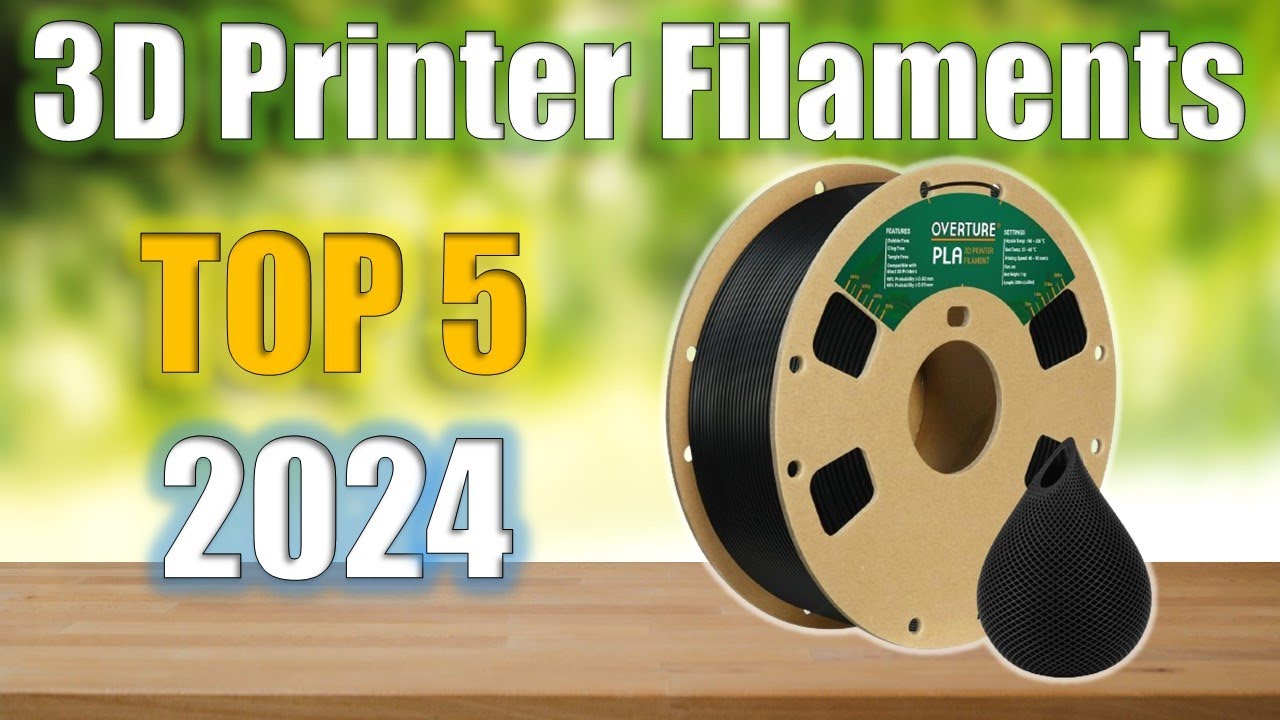 3D Printer Filaments : Top 5 Best 3D Printer Filaments 2024 - YouTube