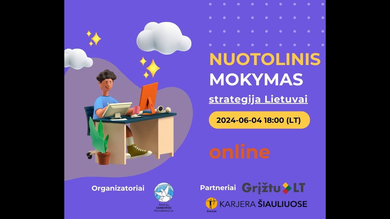 Nuotolinis mokymas – strategija Lietuvai - YouTube