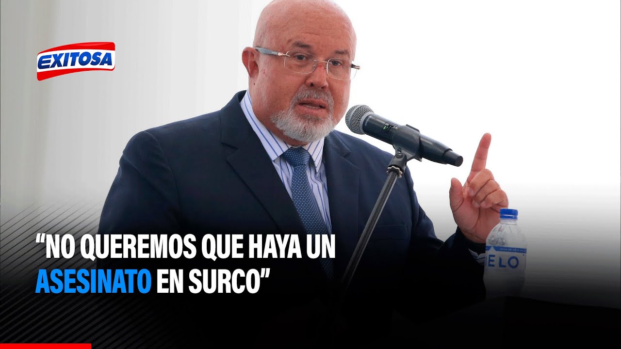 🔴🔵Carlos Bruce: "No queremos que haya un asesinato en Surco" - YouTube
