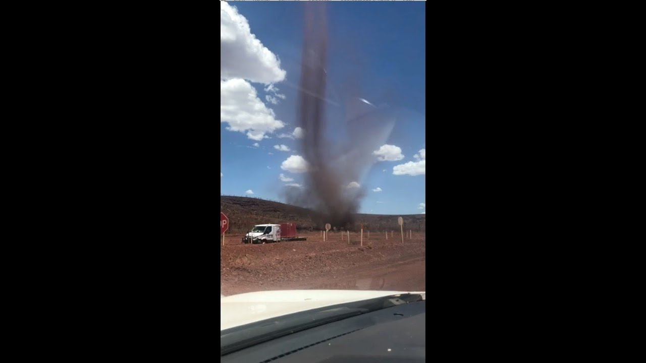 Australian Outback Dust Devil - YouTube