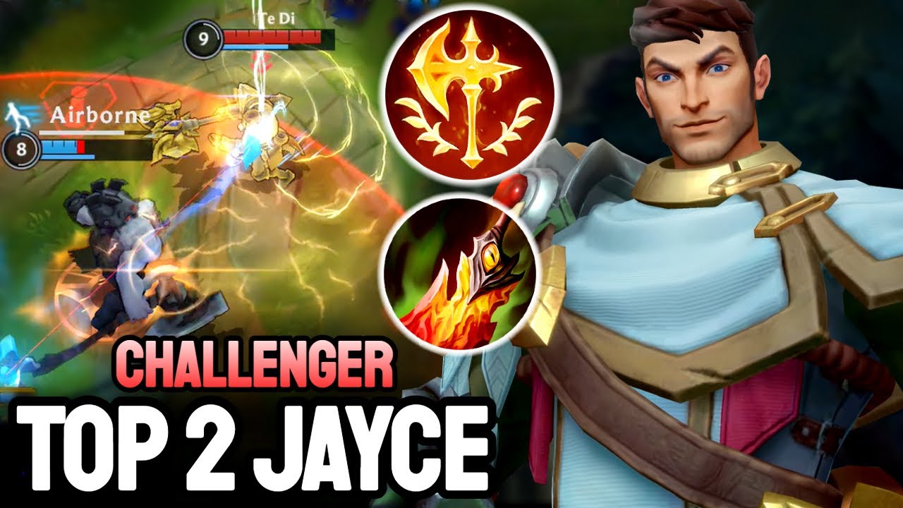 Wild Rift Jayce - Top 2 Jayce Gameplay - Challenger Ranked - YouTube