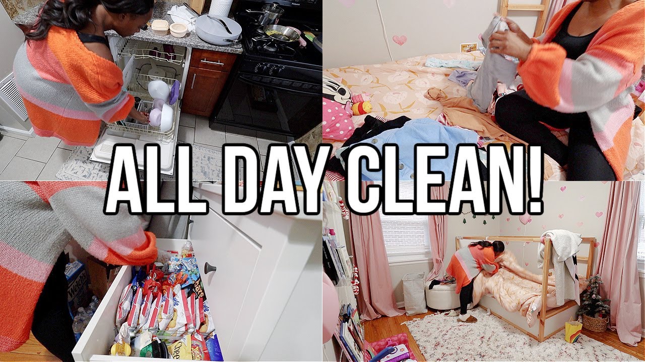 RELAXING CLEAN WITH ME! CATCHING UP ON HOUSEWORK, ORGANIZING, LAUNDRY ...