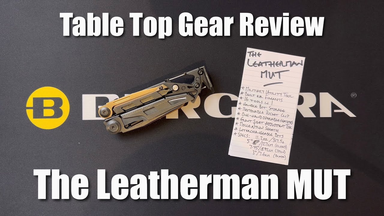 Leatherman MUT | The Military Utility Tool for firearms | Table Top ...