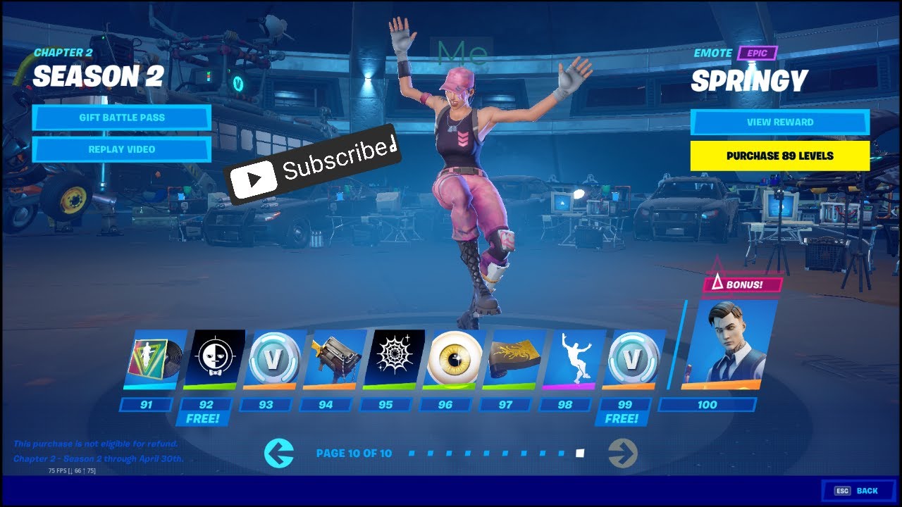 🔥10+ Minutes of Fortnite 'Springy' Emote!🔥 - YouTube