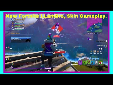 New Fortnite LLamBro, Skin Gameplay. - YouTube