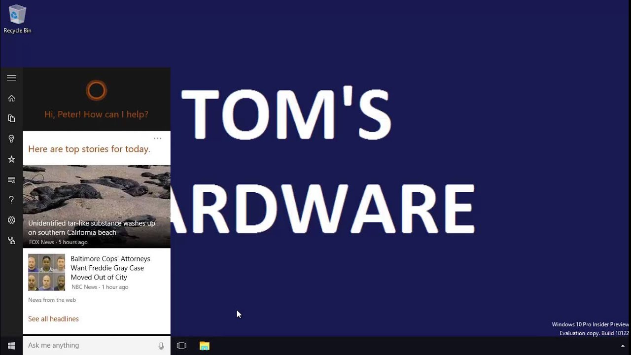 How to Use Cortana with Windows 10 on a PC - YouTube