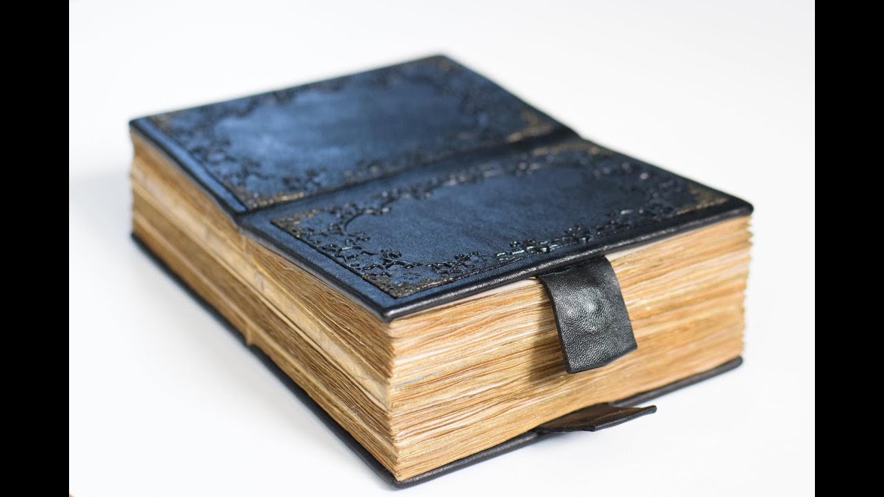 Making an old looking 6-fold notebook (process video) - YouTube