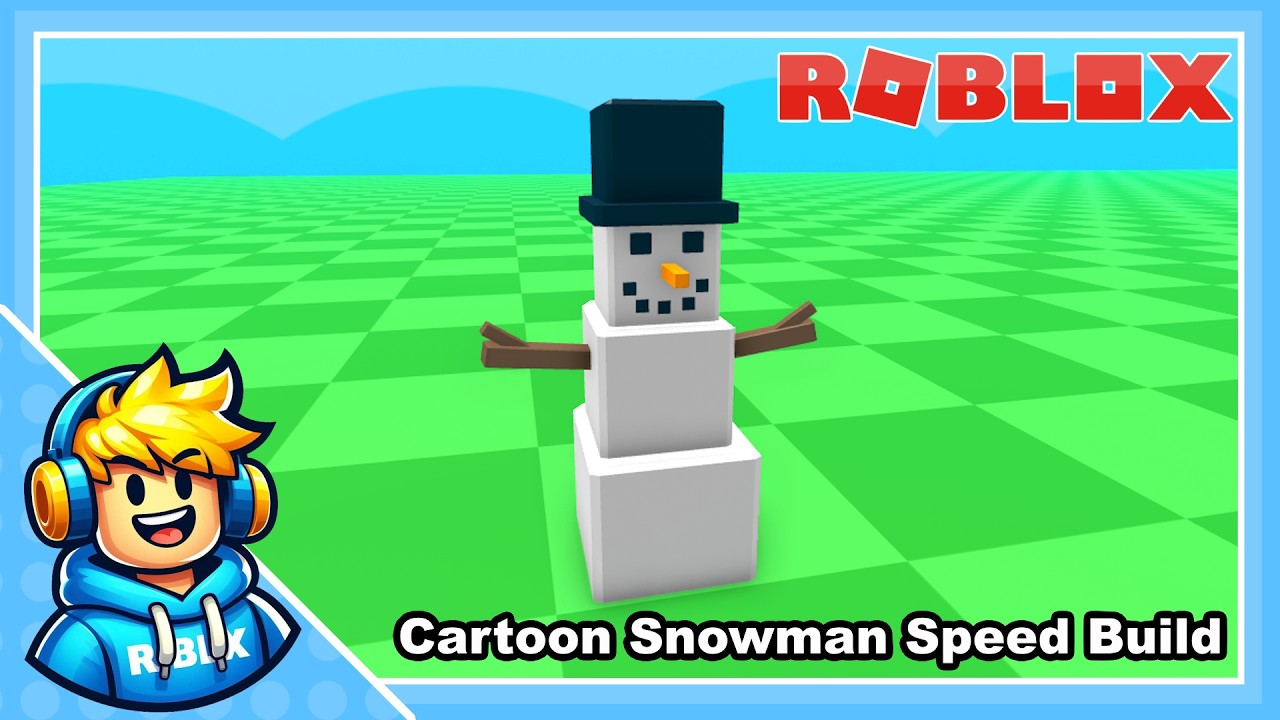 Cartoon Snowman Speed Build (ROBLOX) - YouTube