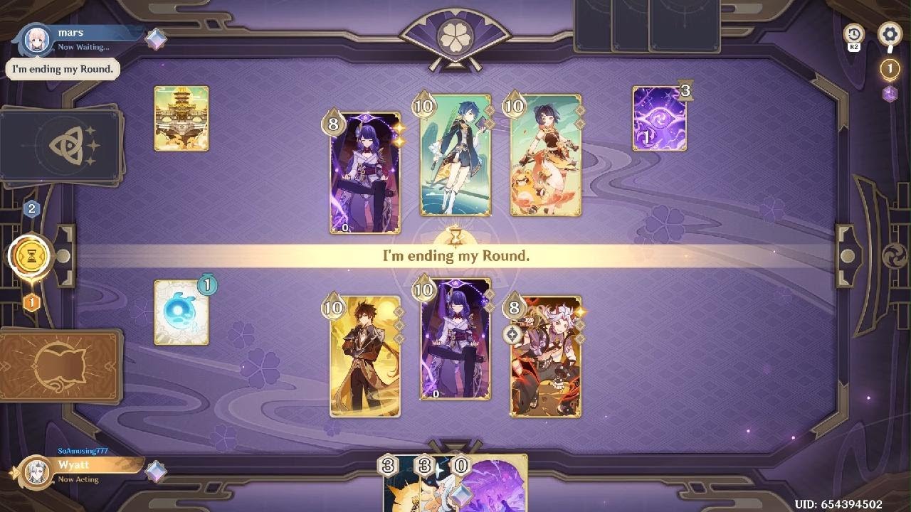 TCG - Narrow win vs Xiangling, Xingqui, Ei Raiden - YouTube