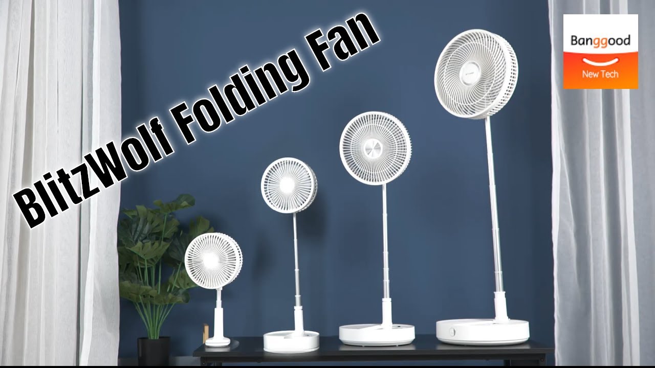 BlitzWolf 12 - 7 inch Folding Fan / Desktop Fan - Banggood New Tech ...