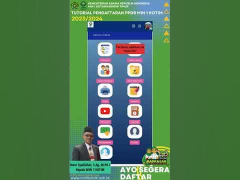 TUTORIAL PPDB MIN 1 KOTIM TP 2023 2024 - YouTube
