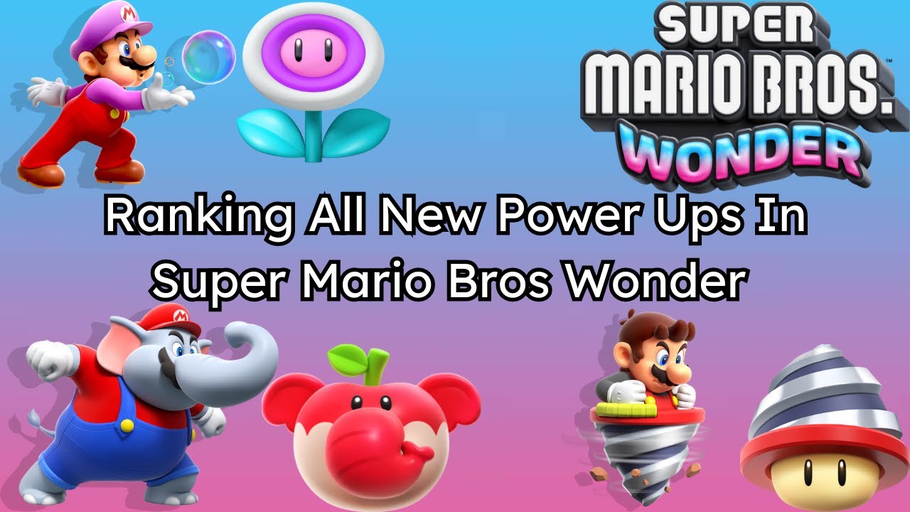 Ranking all new powers in Super Mario Bros Wonder - YouTube