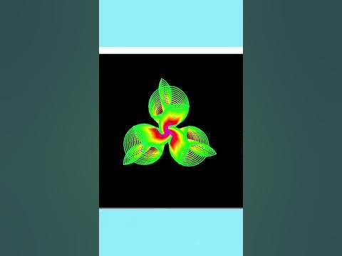 Python Turtle Graphics Code: Amazing Triple Blossom Drawing. - YouTube