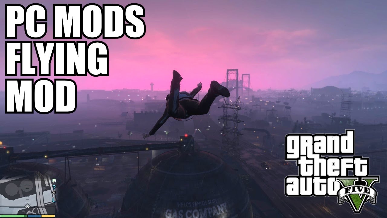 GTA 5 Flying Mod - FLYING LIKE HANCOCK! - Grand Theft Auto V PC Modding ...